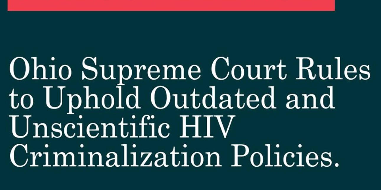 News Release: Ohio Supreme Court Rules to Uphold Outdated and ...